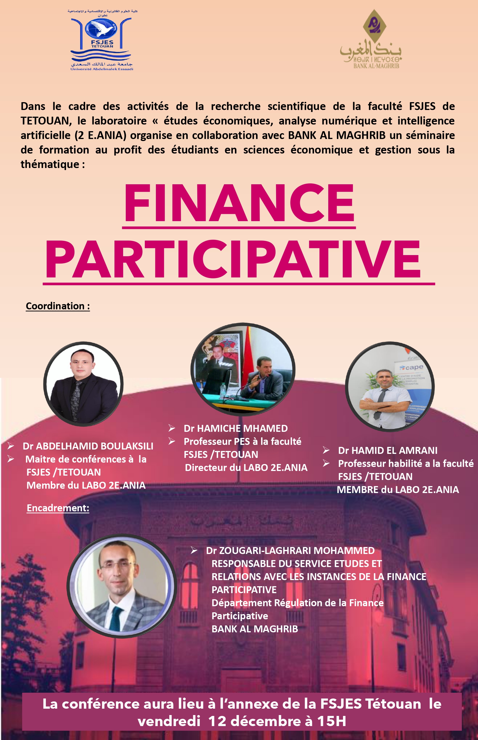 Conférence Finance Participative – FSJESTE